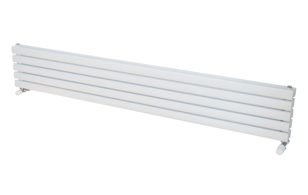 Ximax Fortuna 294mm x 1800mm 3379BTU White Horizontal Designer Radiator ...