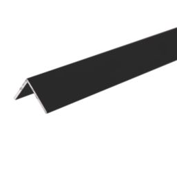 Multipanel Type 102 Corner Profile Matt Black 2450mm x 19.05mm - Screwfix