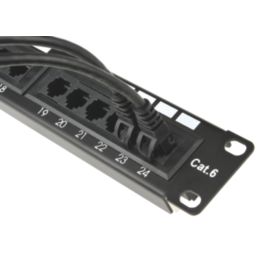 Philex Black Unshielded RJ45 Cat 6 Ethernet Cable 10m - Screwfix