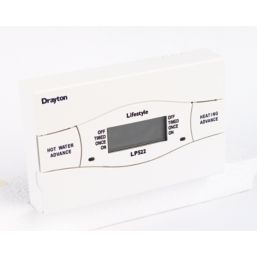 Drayton LP522 2-Channel Digital Programmer - Screwfix