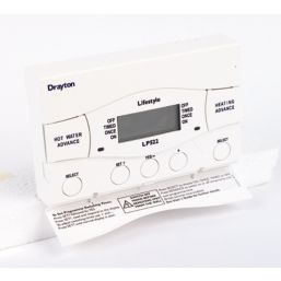 Drayton LP522 2-Channel Digital Programmer - Screwfix