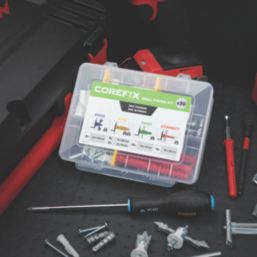 Corefix KIT Assorted Wall Fixing Kit With Screws 30 Pieces - Screwfix