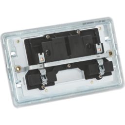 Knightsbridge 13A 2-Gang DP Switched Double Socket Matt White with ...