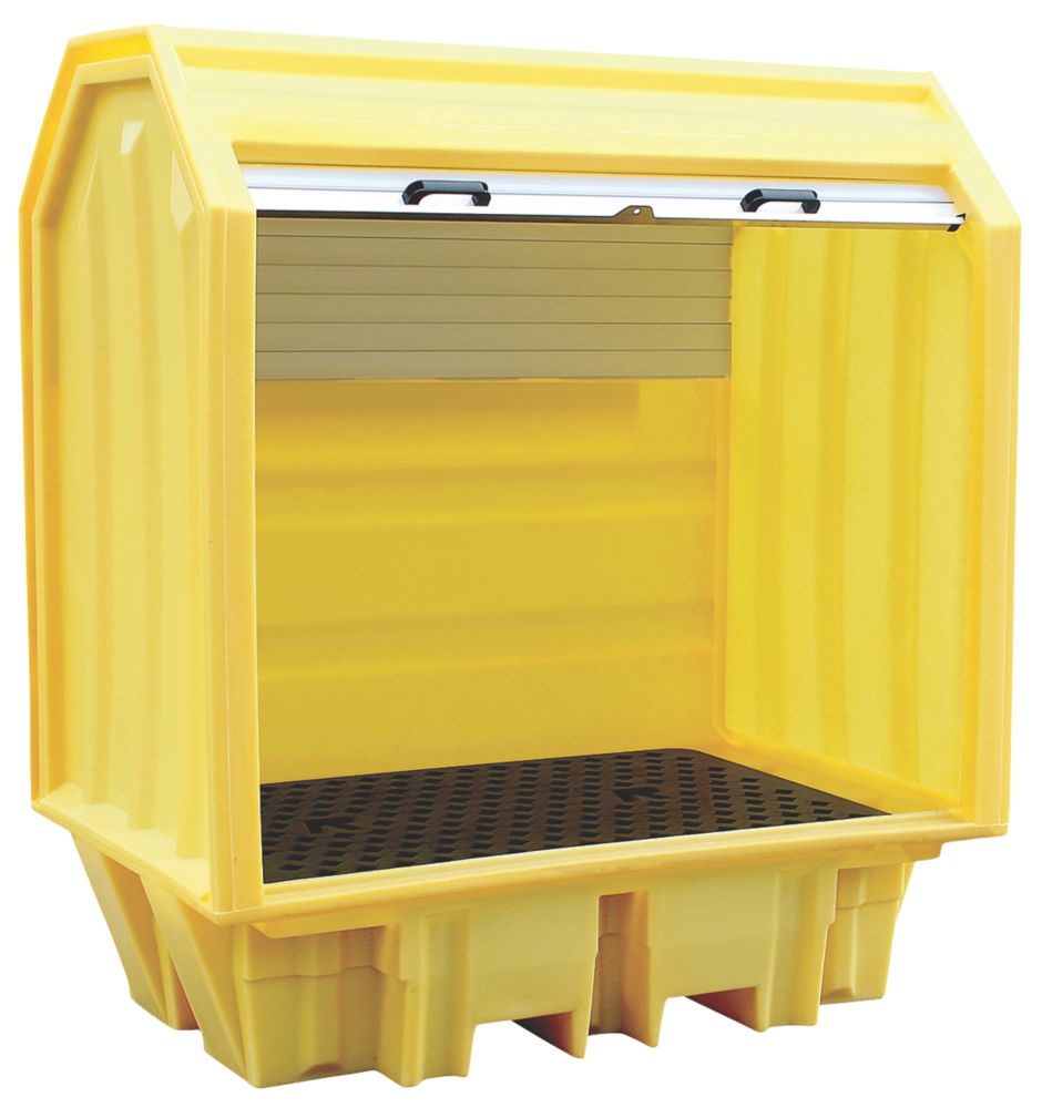 Essentials BP2HCS 230Ltr Covered Bund Pallet 990mm x 1490mm x 1690mm ...