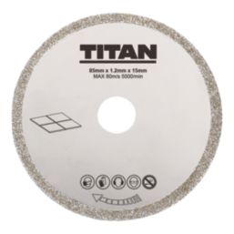 Titan Standard Bore Tile Circular Saw Blade 85mm