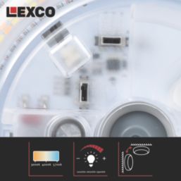 Lexco Pegasi Outdoor Round LED Bulkhead Light With Microwave Sensor ...