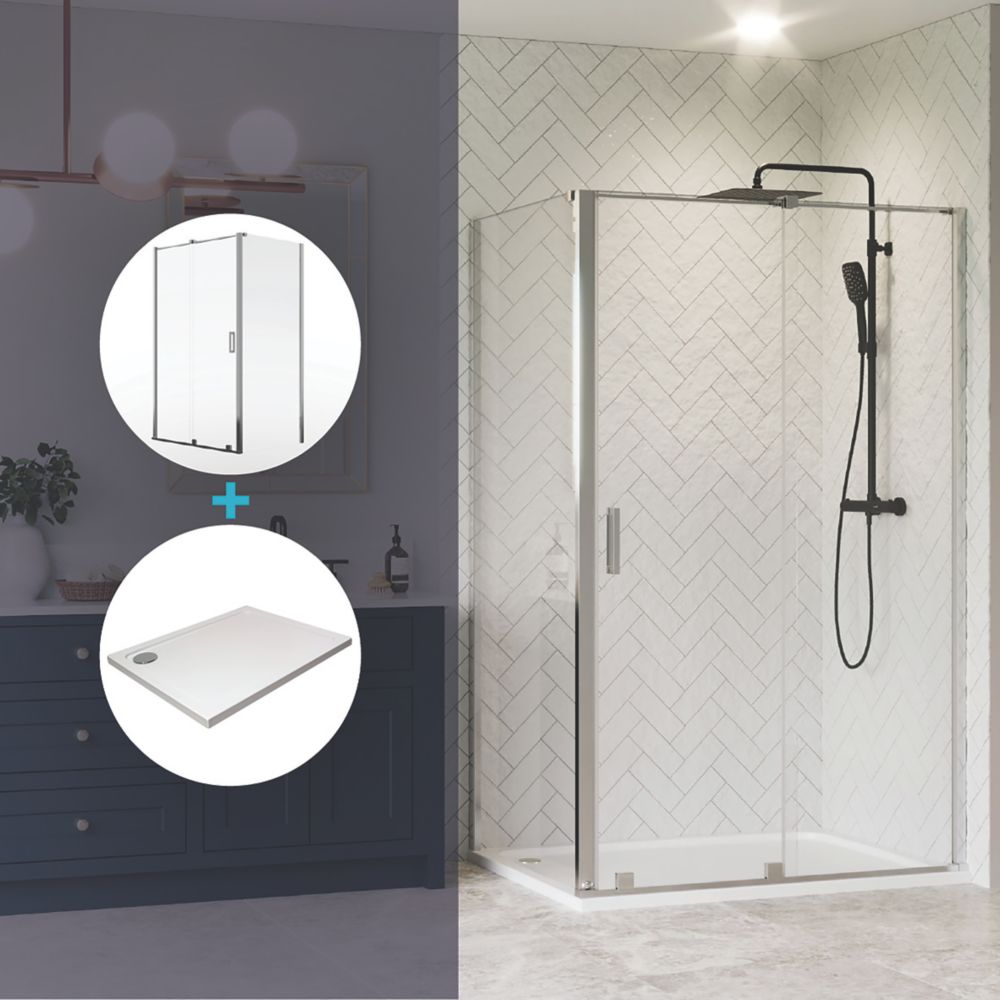 1400 mm Shower Enclosures | Showering | Screwfix.com