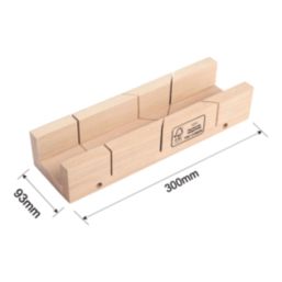 Forge Steel Wood Mitre Box - Screwfix