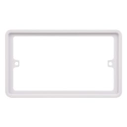Schneider Electric Lisse 2-Gang Spacer White - Screwfix