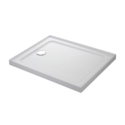 Mira Flight Safe Rectangular Shower Tray with Upstands White 1200mm x ...