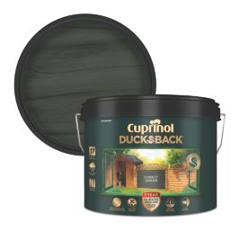 Cuprinol Ducksback 9Ltr Forest Green Shed & Fence Paint - Screwfix