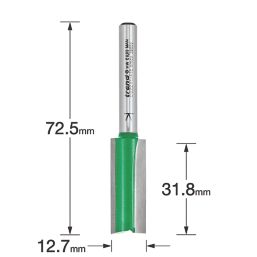 Trend C022X1/4TC 1/4" Straight Cutter 12.7mm x 31.8mm - Screwfix