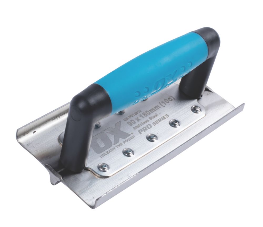 OX Pro Groover Trowel 7" x 3½" - Screwfix