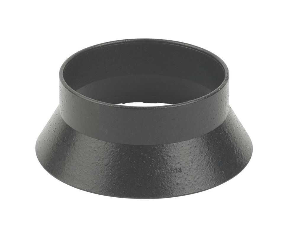 FloPlast Cast Iron Effect Solvent Weld Weathering Collar Black 110mm ...