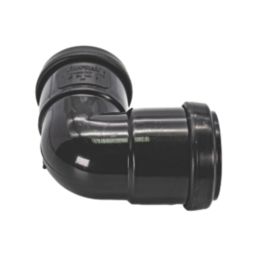 FloPlast Push-Fit Bend Black 90° 32mm - Screwfix