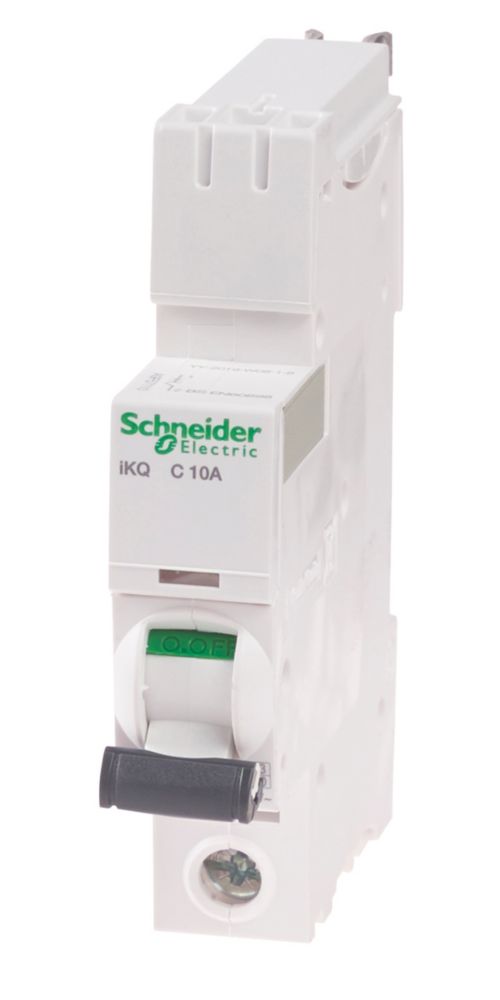 Schneider Electric IKQ 10A SP C Curve MCB - Screwfix