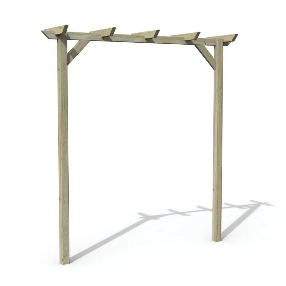 Forest Hanbury 7' x 7' (Nominal) Timber Arch - Screwfix