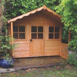 Shire Stork 6' x 6' (Nominal) Timber Playhouse - Screwfix