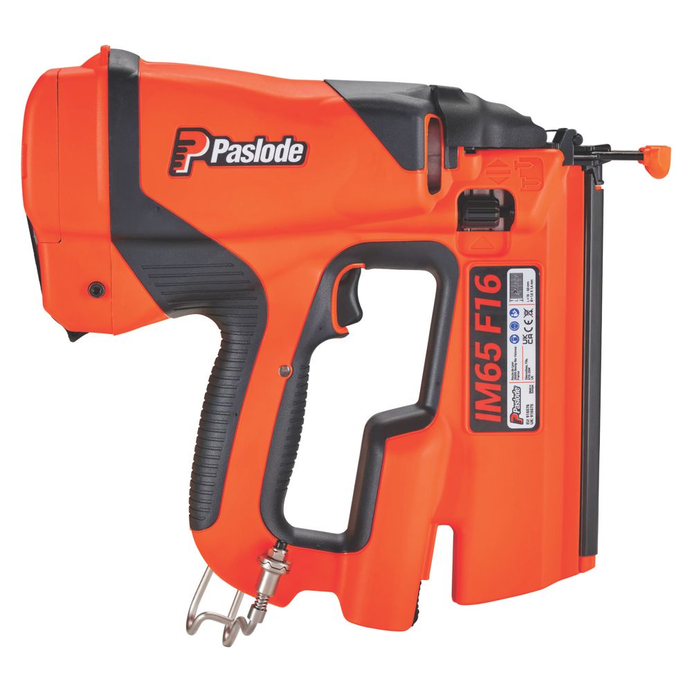 Paslode IM65 F16 63mm 7.4V 1 x 2.1Ah Lithium Second Fix Cordless Gas ...