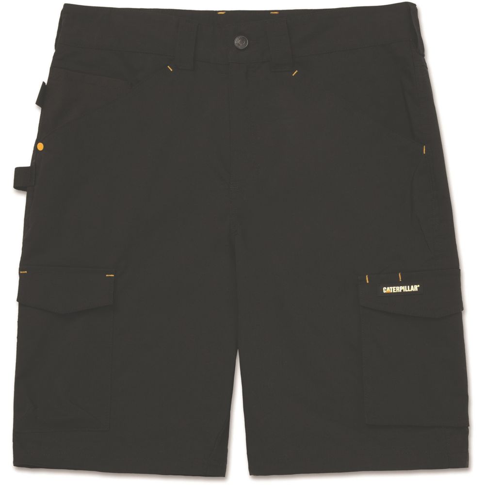 CAT Nexus Stretch Short Shorts Black 42" W - Screwfix