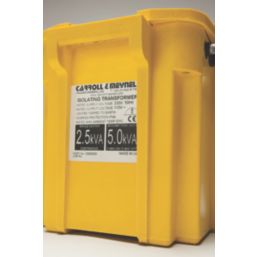 Carroll & Meynell 5000VA Intermittent Step-Down Isolation Transformer ...