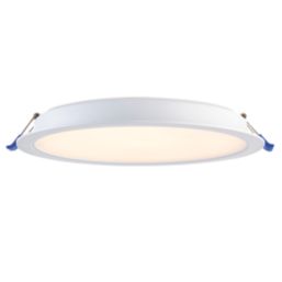 Saxby Circo Fixed LED Recessed Downlight Matt White 24W 2100lm - Screwfix