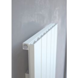 Kudox AluLite Flat 1800mm x 470mm 3897BTU White Vertical Designer ...