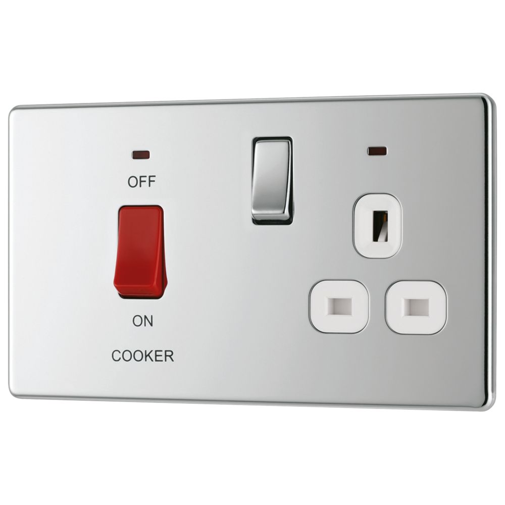Cooker Switches with Sockets | Switches & Sockets | Screwfix.com