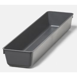 Essentials Nitaki Plastic Cutlery Tray 100mm x 424mm Grey - Screwfix