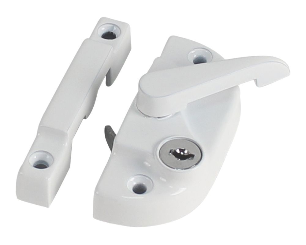 Smith & Locke Window Fastener White 75mm x 43mm - Screwfix