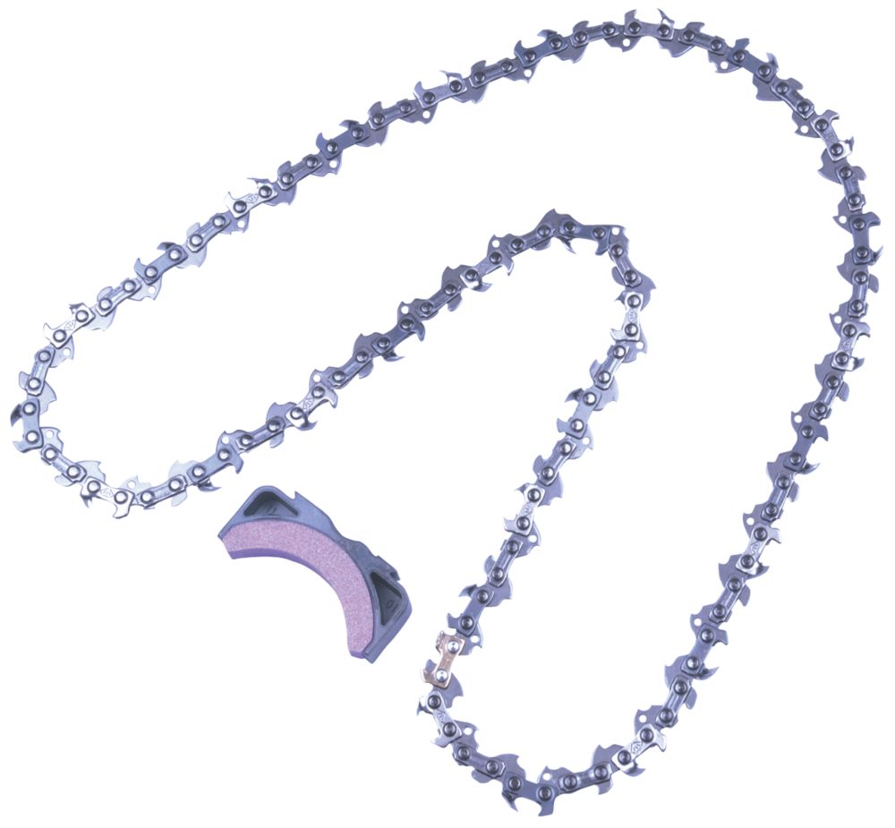 Oregon PowerSharp 40cm Chainsaw Chain & Sharpening Stone Pack 3/8" x 0. ...