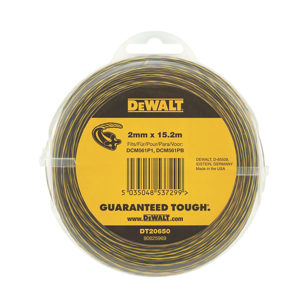 DEWALT DT20650-QZ Trimmer Line 2mm x 15.2m - Screwfix