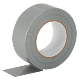 Cloth Tape 27 Mesh Silver 50m x 50mm - Screwfix