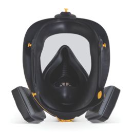 DEWALT Medium Full Face Mask Respirator with P3 Filters P3 - Screwfix