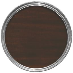V33 750ml Dark Oak Satin Solvent-Based Exterior Wood Stain - Screwfix