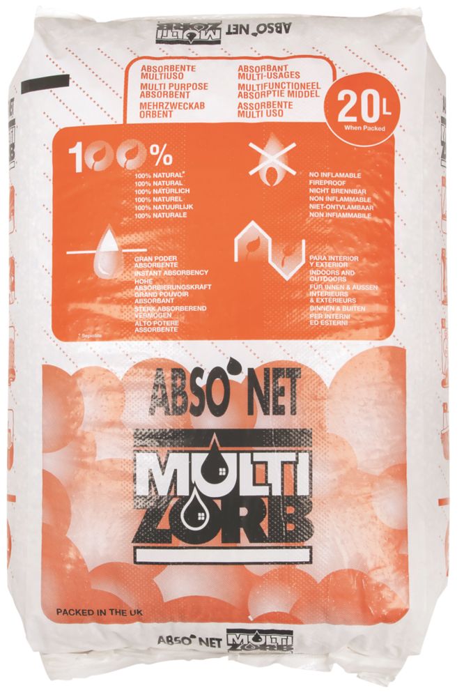 Essentials Abso Net Multizorb Absorbent Granules 20Ltr - Screwfix