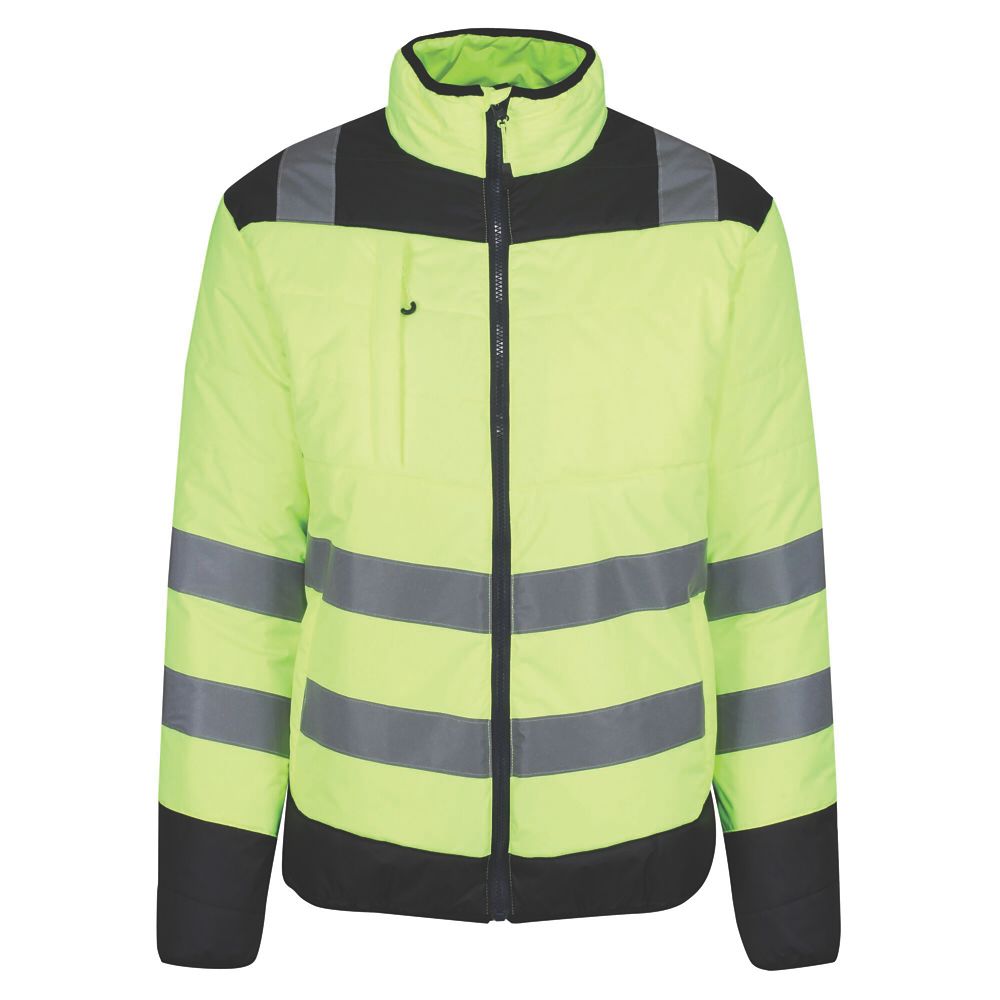 Regatta Hi-Vis Thermal Jacket Yellow / Navy Small 42" Chest - Screwfix