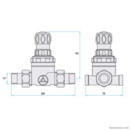 Reliance Valves 312 Compact Pressure Relief Valve Male 1.5-6.0bar 1/2 ...