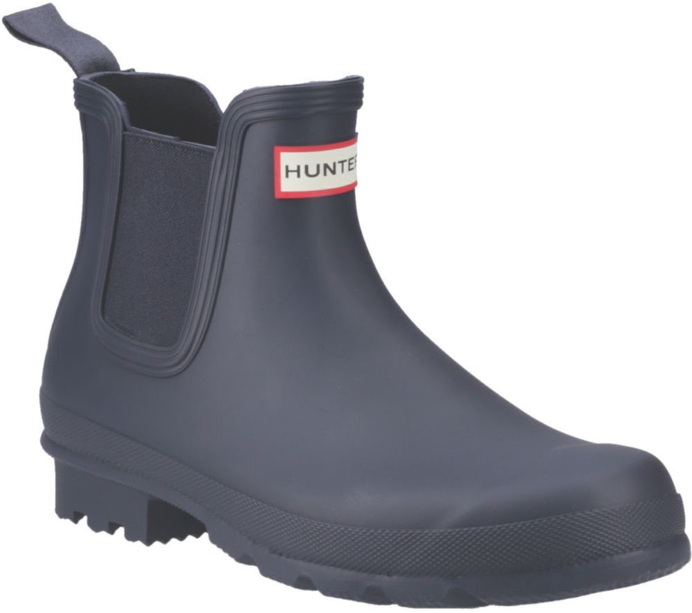 Hunter Original Chelsea Size 7 Navy Non Safety Dealer Boots - Screwfix