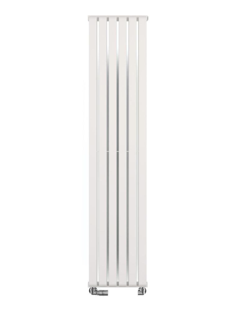 Terma Warp Room 1800mm x 395mm 3870BTU Matt White Vertical Designer ...