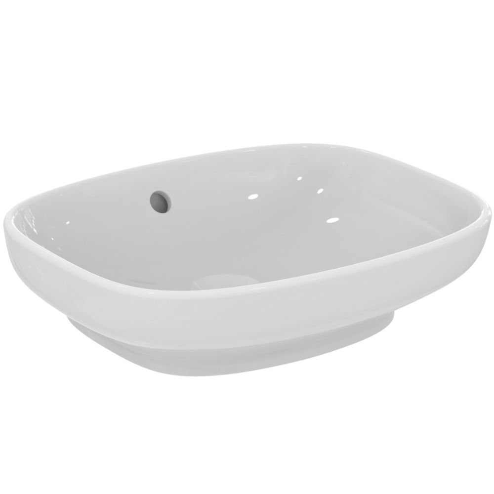 Ideal Standard i.life B Vessel Basin No Tap Holes 450mm - Screwfix