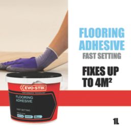 Evo-Stik Ready-to-Use Flooring Adhesive 1Ltr - Screwfix