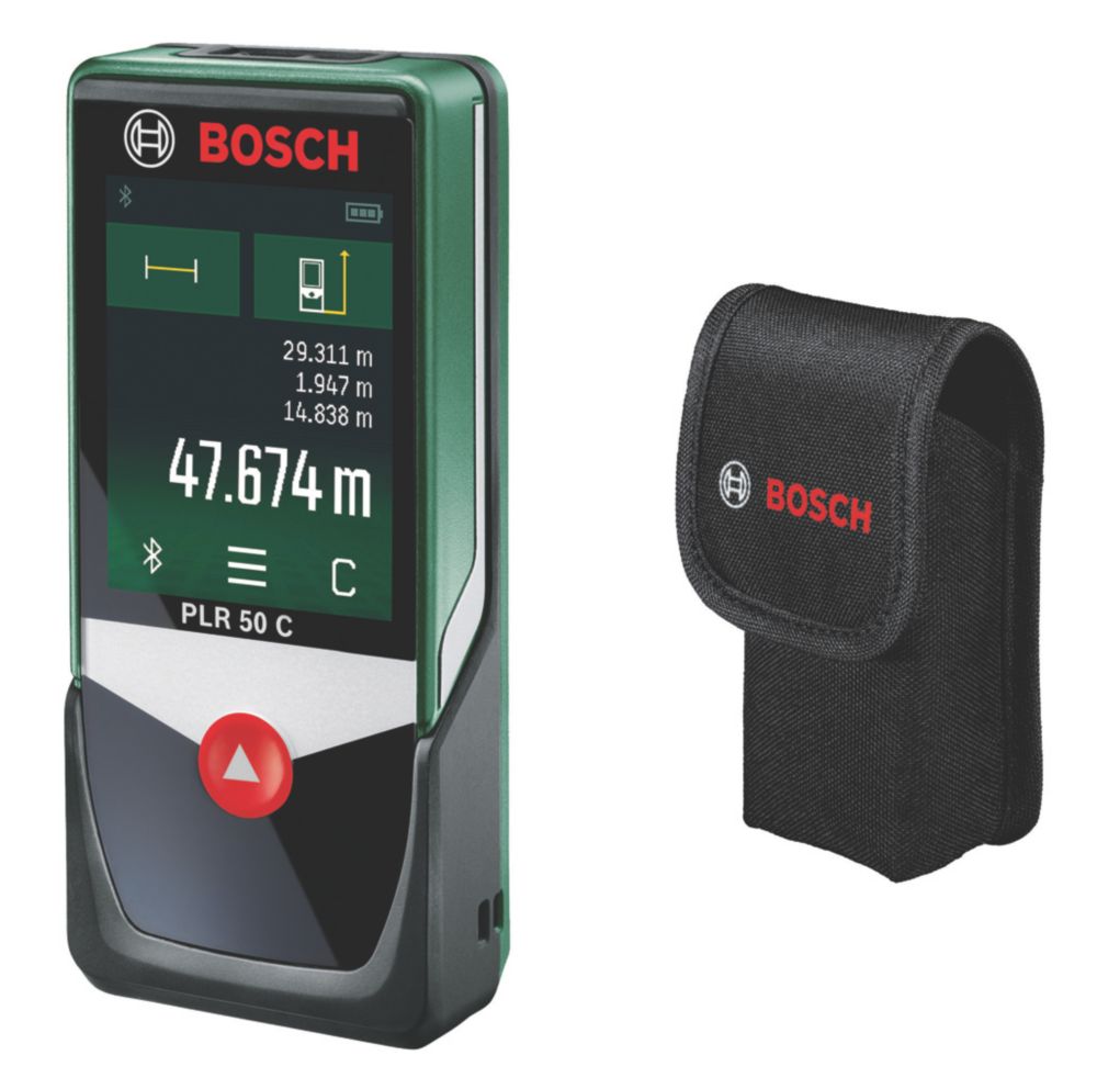 Bosch AdvancedDistance 50C 0603672202 Digital Laser Measure - Screwfix