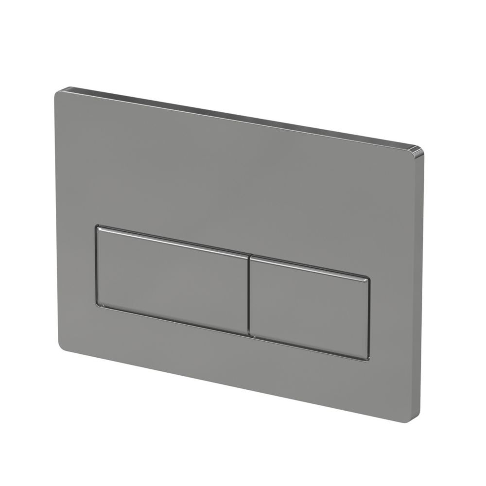 Dual Water-Saving Low Volume Flush Rectangular Flushing Plate Chrome ...