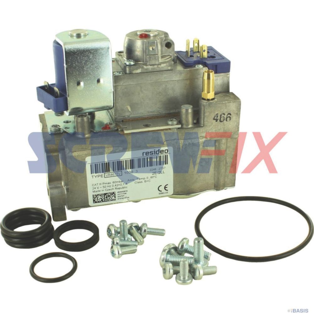 Worcester Bosch 7736700352 GAS VALVE E/LL (80-100KW) - Screwfix