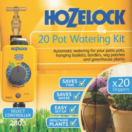 Hozelock Battery-Powered Automatic 20 Pot Watering Kit - Screwfix
