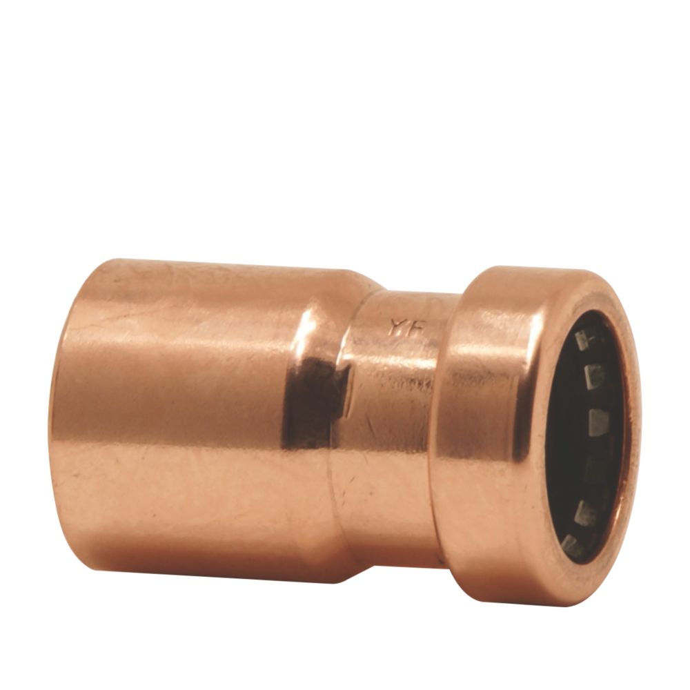 Tectite Sprint Copper Push-Fit Fitting Reducer F 10mm x M 15mm - Screwfix