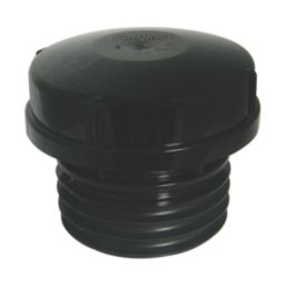 FloPlast Push-Fit Air Admittance Valve Black 110mm - Screwfix
