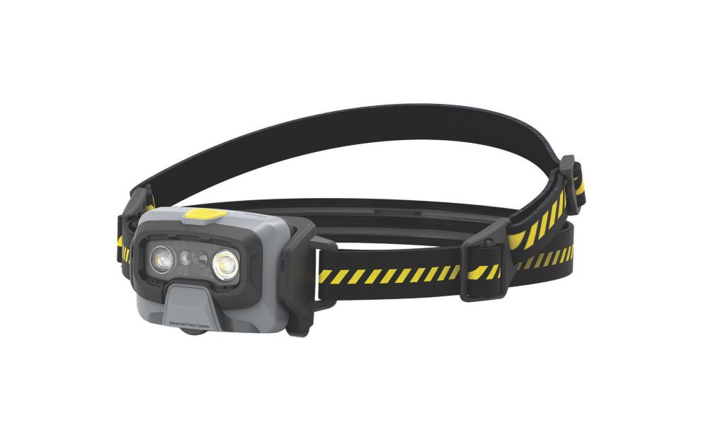 LEDlenser HF6R Work Rechargeable LED Head Torch Black/Yellow 800lm ...