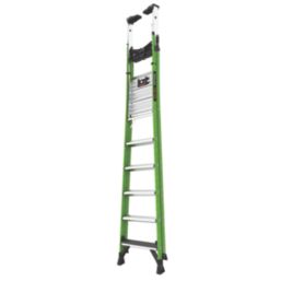 Little Giant Fibreglass 2.57m 6 Step Platform Step Ladder - Screwfix
